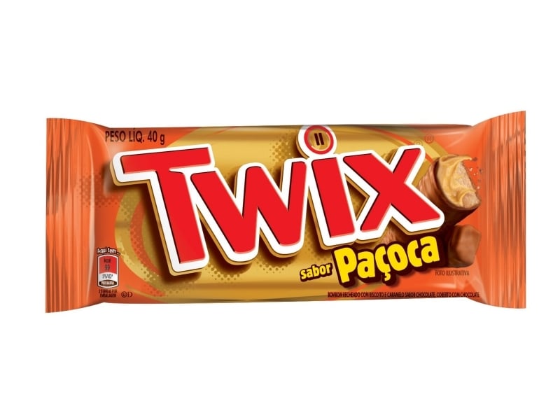 Chocolate Twix ganha versão limitada sabor paçoca