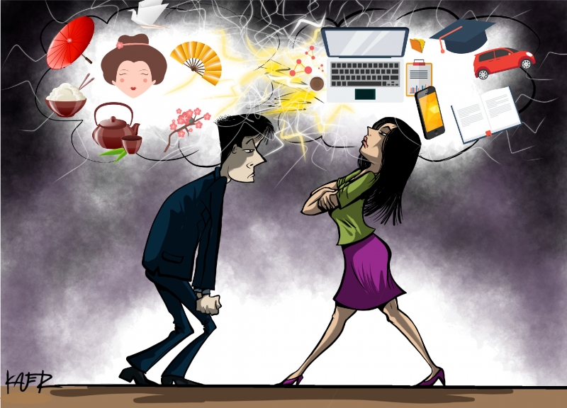 O choque de culturas