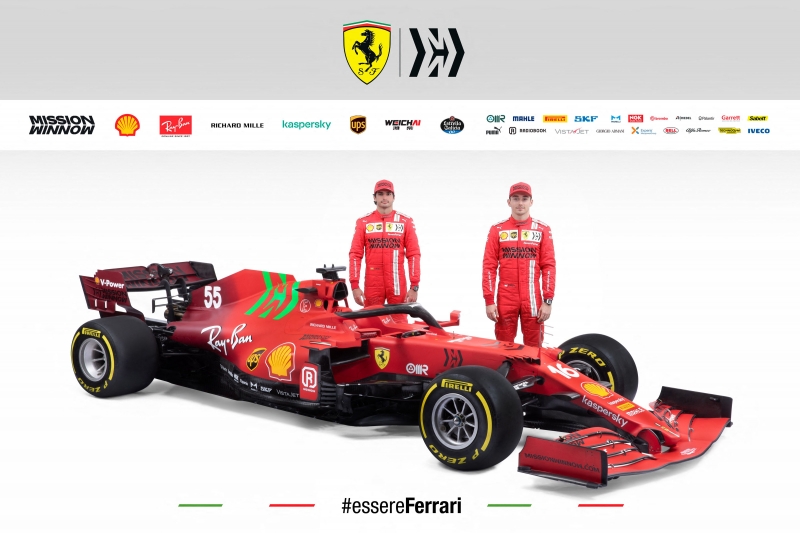 Em busca da reação, Ferrari apresenta carro para temporada 2021