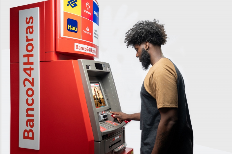 Banco24Horas realiza 150 mil recargas de celular e TV