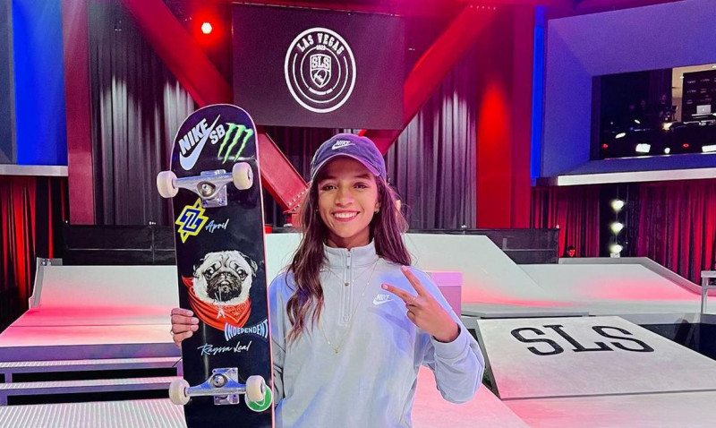 Rayssa Leal conquista a 3ª etapa seguida da Liga Mundial de Skate em Las Vegas
