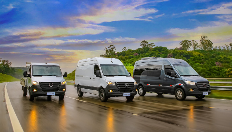 Mercedes-Benz oferece novas opções para a linha Sprinter