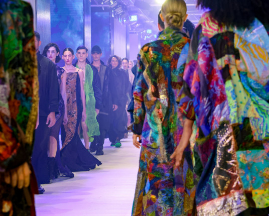 Passarela da moda no Iguatemi