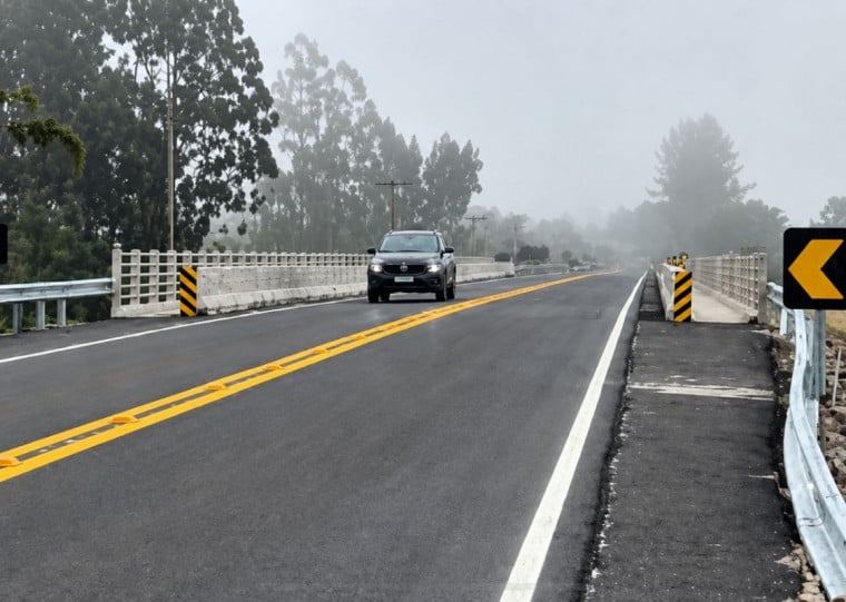 Nova ponte na ERS-348 é inaugurada em Faxinal do Soturno